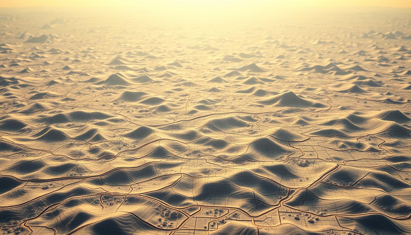 Apps for automatic graphics adjustment in very large procedural maps.